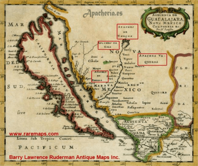 La apachería en el siglo XVII | Apachería