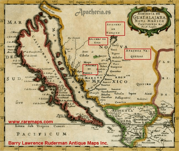 La apachería en el siglo XVII | Apachería