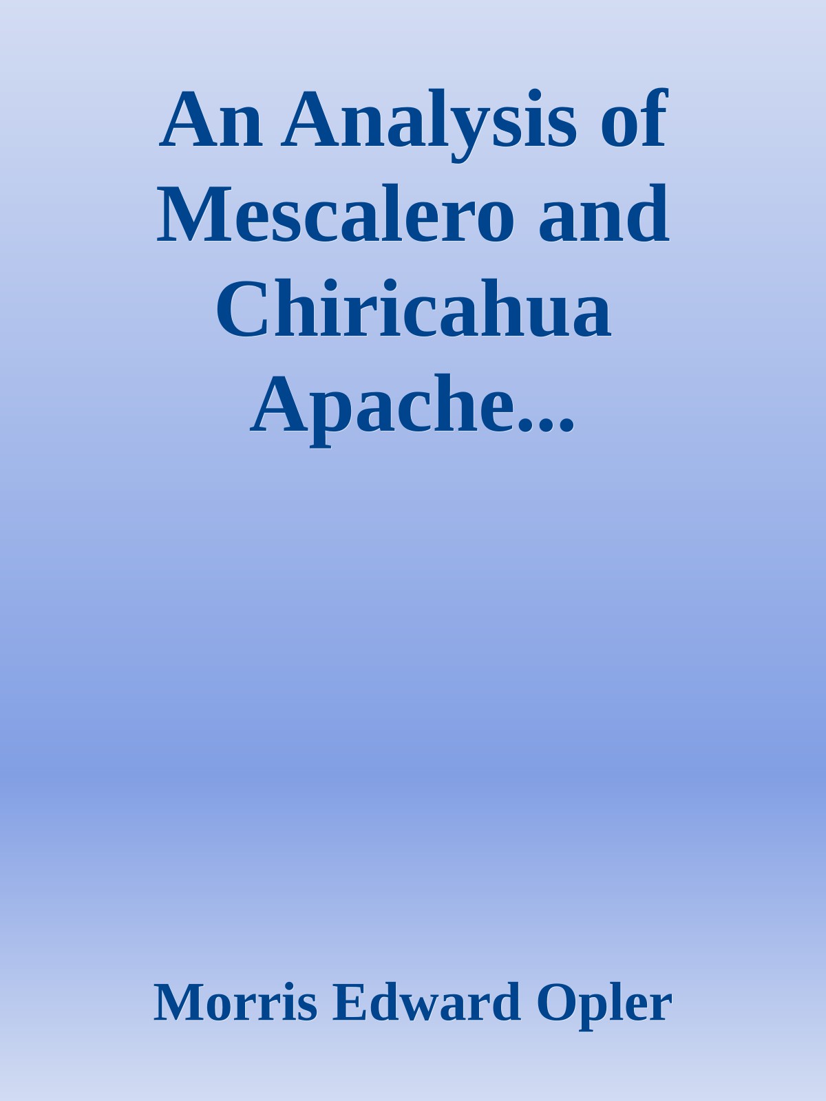 Bibliografía | Apachería